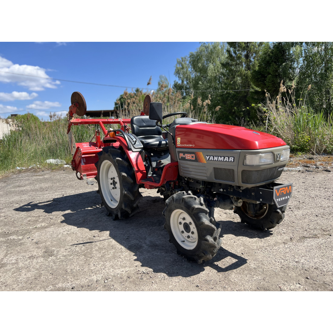 Міні-трактор Yanmar F-180 Купити в Україні. Краща ціна. Безкоштовна швидка доставка | VRM-Техніка